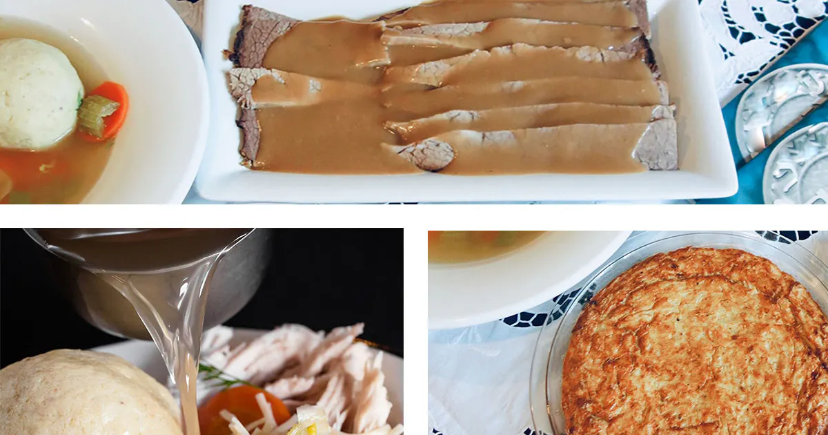 Rosh Hashanah Dinner for 2-4 by Kenny & Ziggy's Delicatessen | Goldbelly