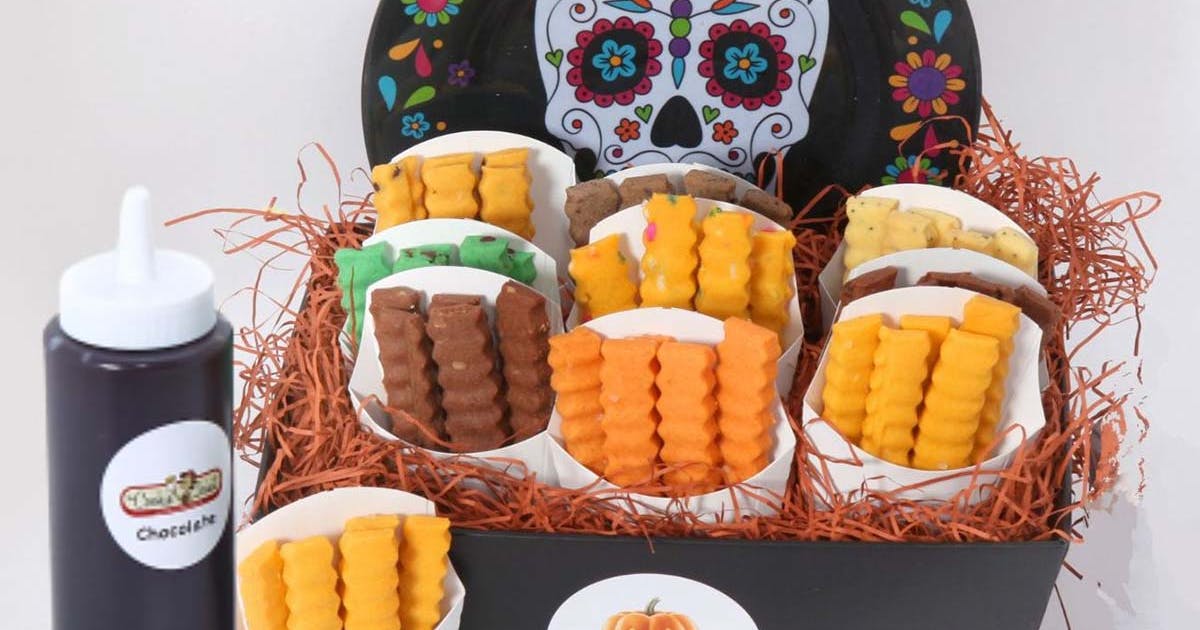 Freaky Fries Halloween Basket - 9 Cartons by The Cookie Joint | Goldbelly