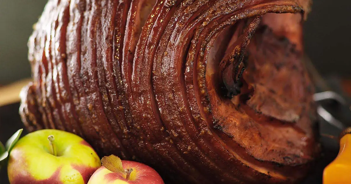 Whole Spiral Sliced Ham - 7-9 lbs. by Pecan Lodge | Goldbelly
