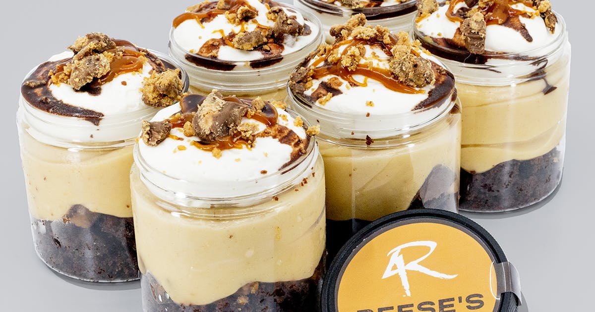 Reese's Pudding Jars - 6 Pack by 4 Rivers Smokehouse | Goldbelly