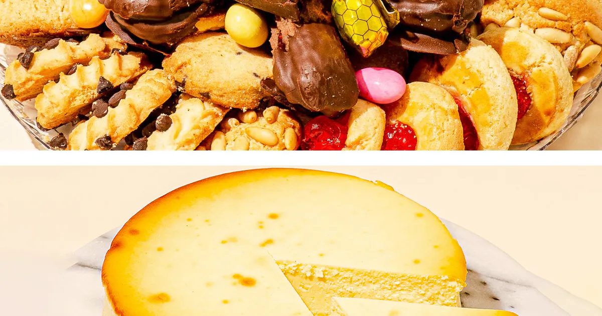 6" Cheesecake + Assorted Cookie Tray (2 Lbs.) Combo by Veniero's ...