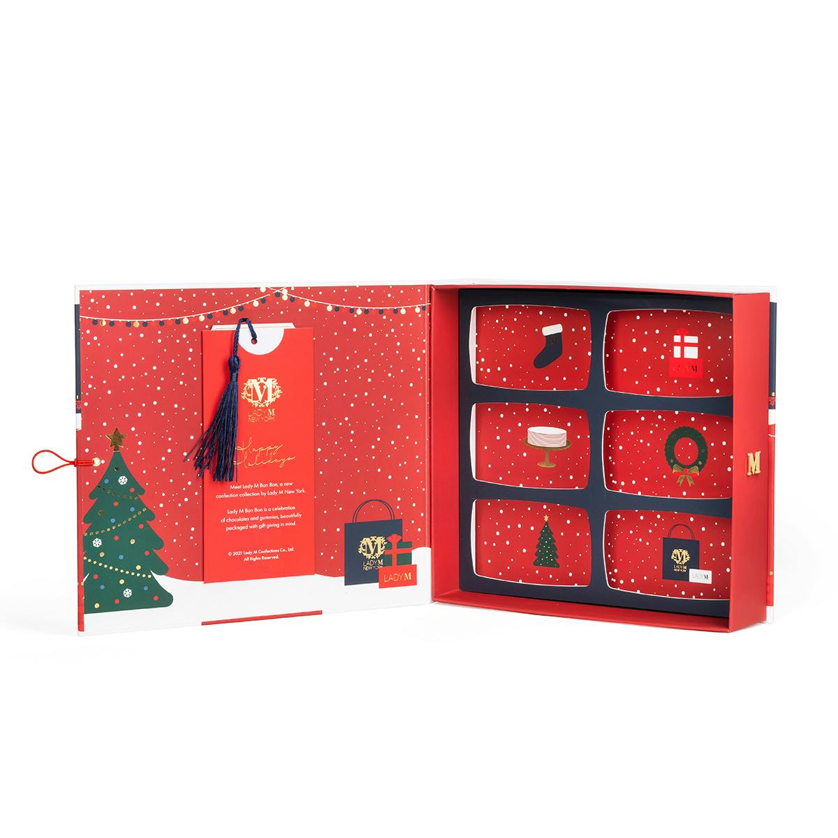 Winter Wishes Bon Bon Gift Set by Lady M Confections | Goldbelly