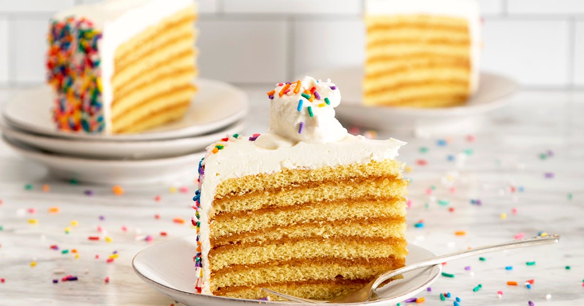 Sprinkle Caramel Cake by Caroline's Cakes | Goldbelly