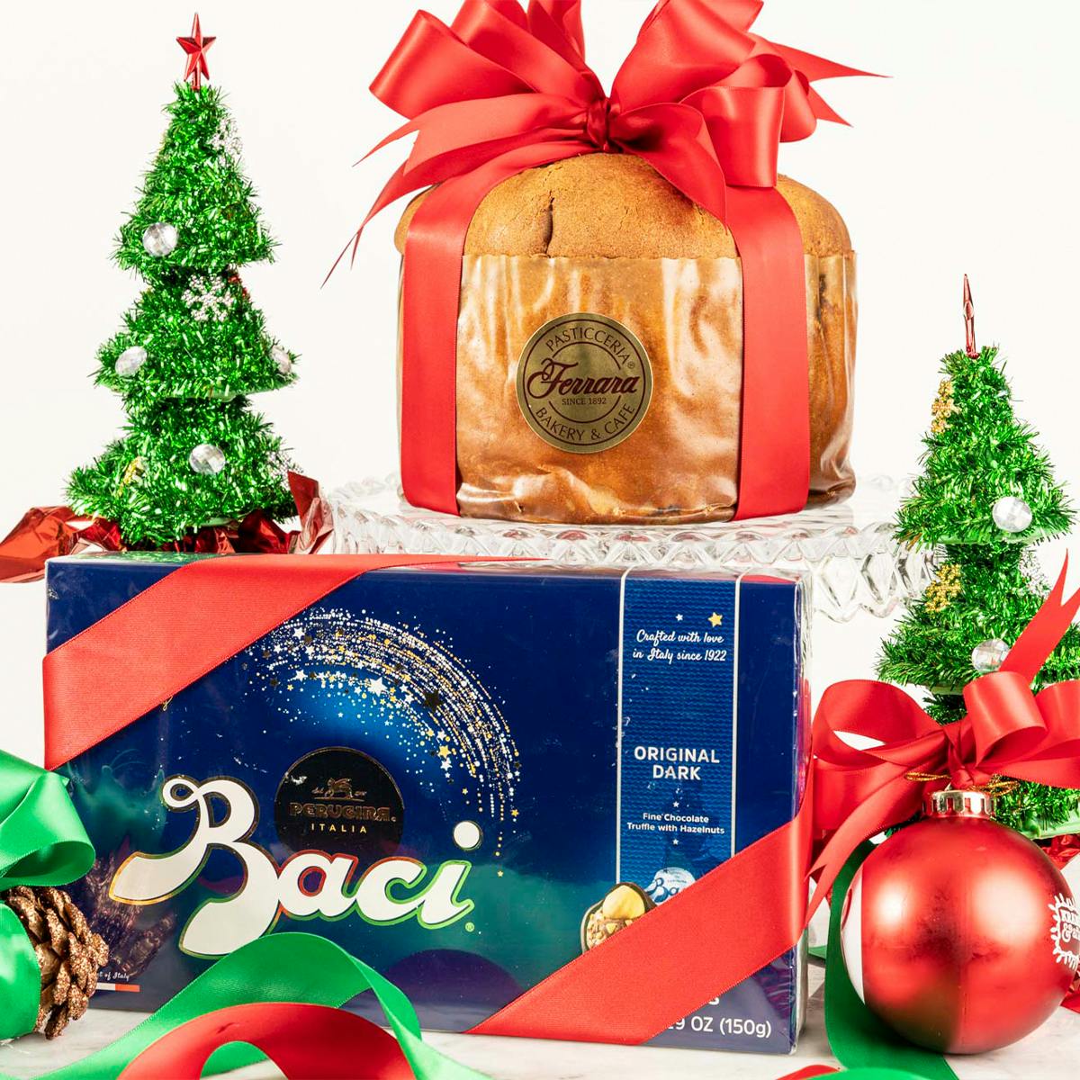 Panettone & Baci Combo by Ferrara Bakery | Goldbelly