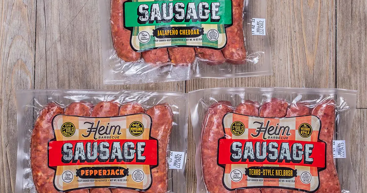 Sausage Sampler - 12 Pack by Heim Barbecue | Goldbelly