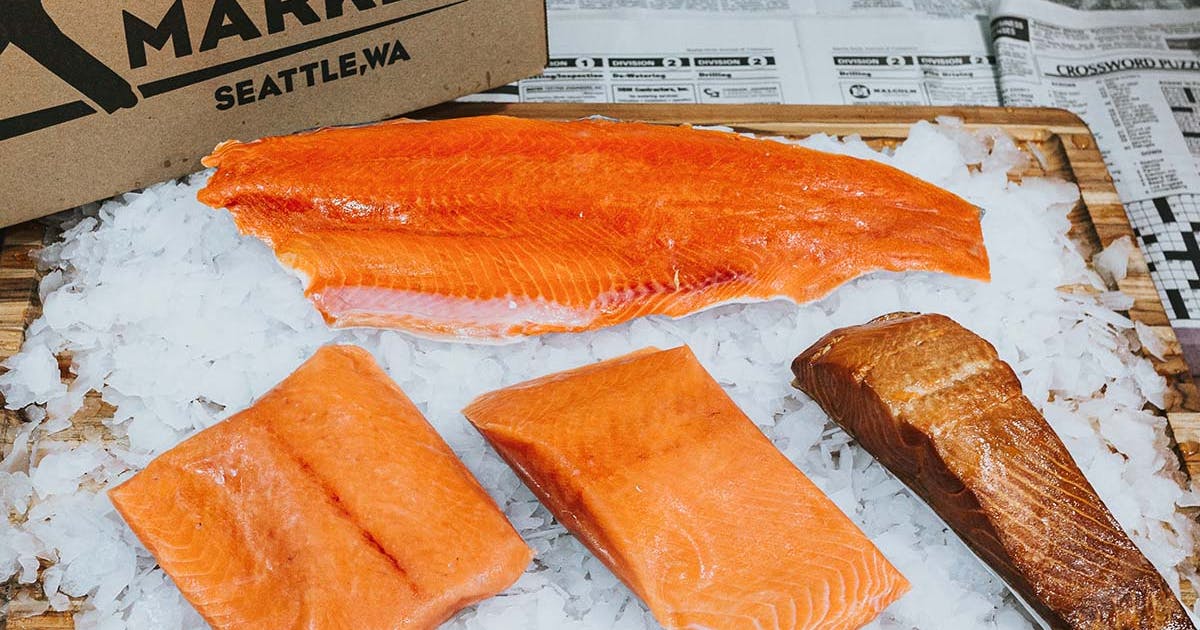 Salmon Lovers Box by Pike Place Fish Market | Goldbelly
