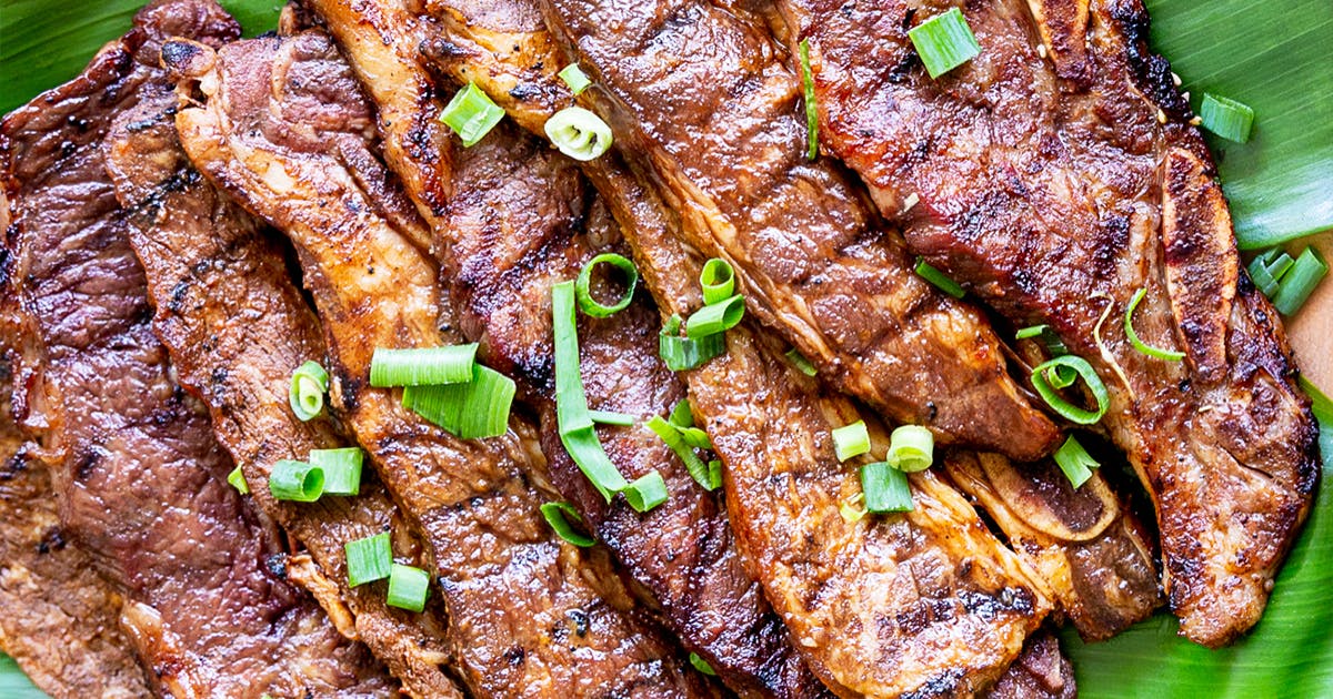 Hawaiian "Pulehu" Beef Short Ribs by Highway Inn | Goldbelly