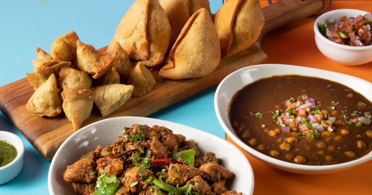 Deconstructed Samosa Dinner for 6-8 - Choose Your Own by Curry Up Now ...