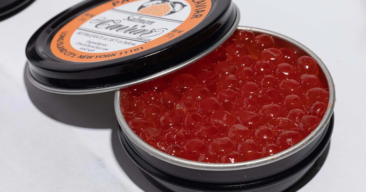 Wild Salmon Caviar by Zucker's Bagels and Smoked Fish | Goldbelly
