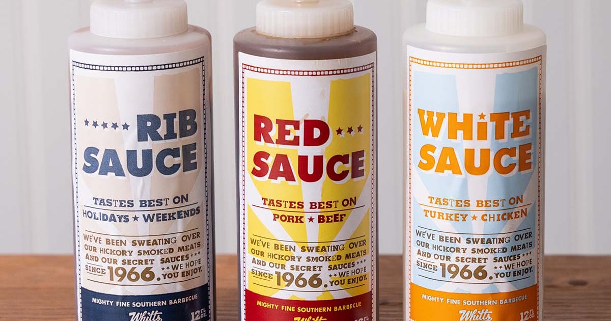 Sauce Sampler - 3 Pack by Whitt's Barbecue | Goldbelly