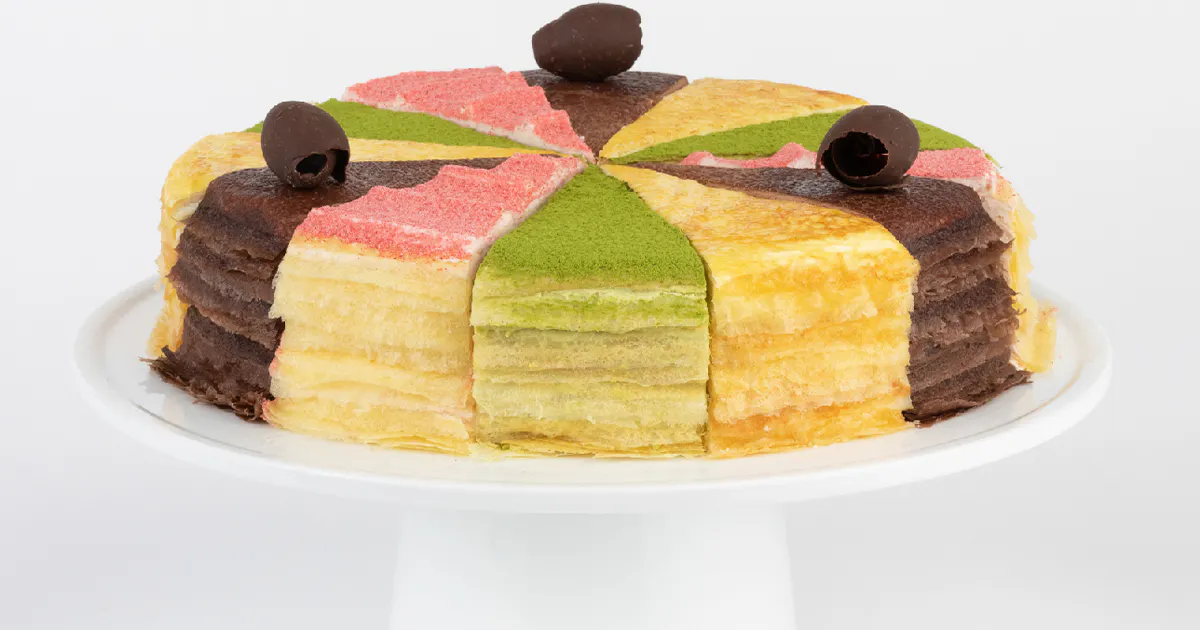 "Slice of the Best" Mille Crêpes Cake: Summertime Collection by Lady M ...