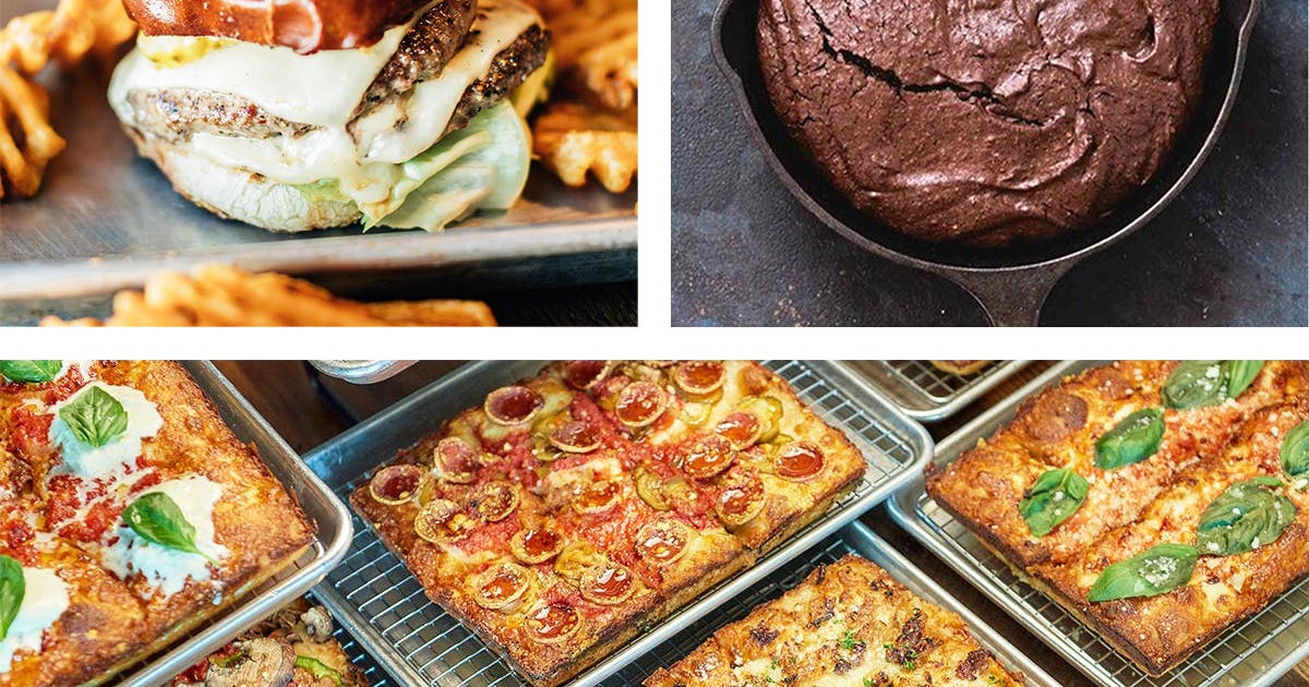 Emmy Squared Pizza + Burger Combo Weekender Box by Emmy Squared | Goldbelly