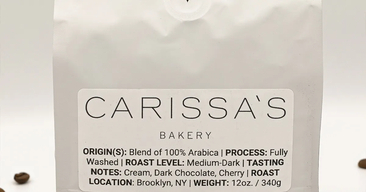 Carissa's Coffee Beans - 2 Pack by Carissa's the Bakery | Goldbelly
