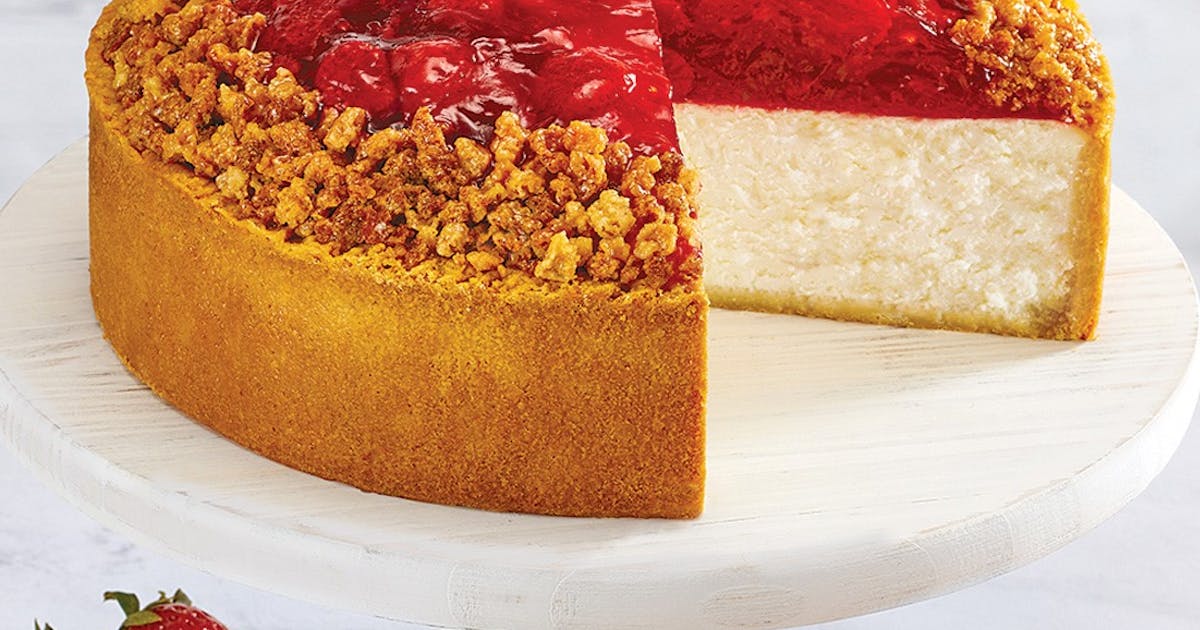 Strawberry Cheesecake by Junior's Cheesecake | Goldbelly