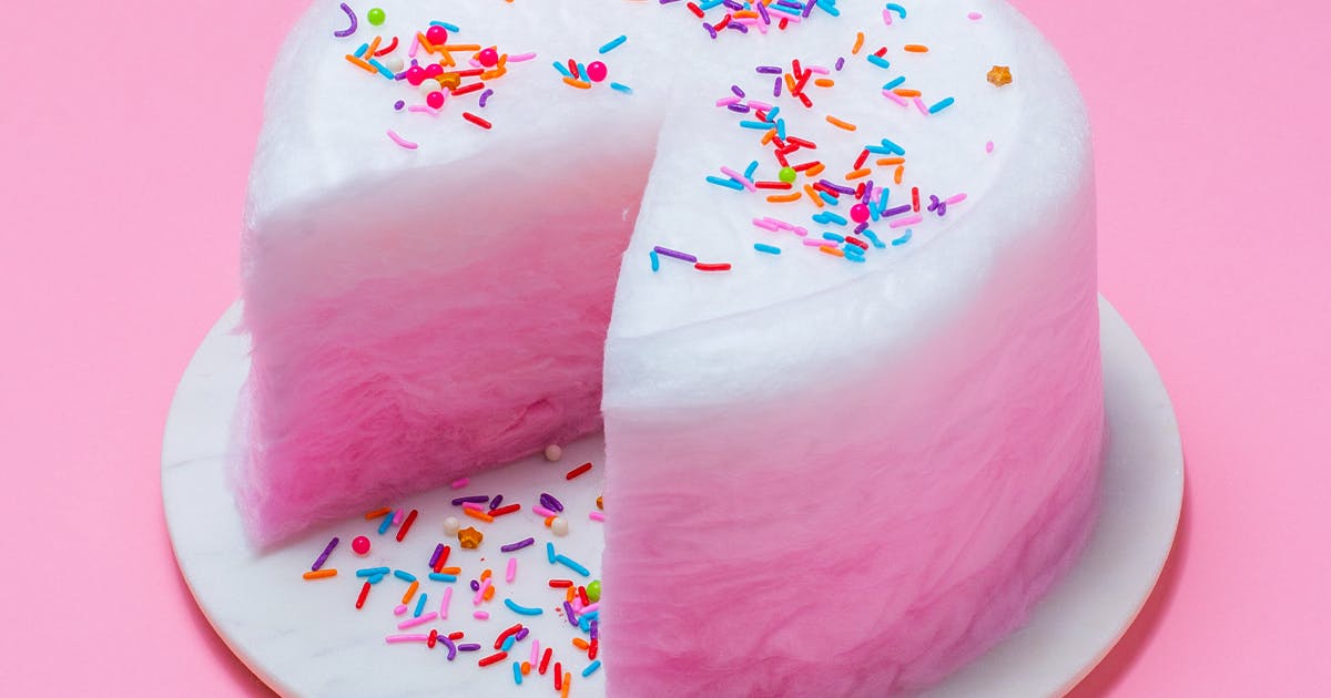 Watermelon Ombré Cotton Candy Floof Cake by Floof Cotton Candy Cakes ...
