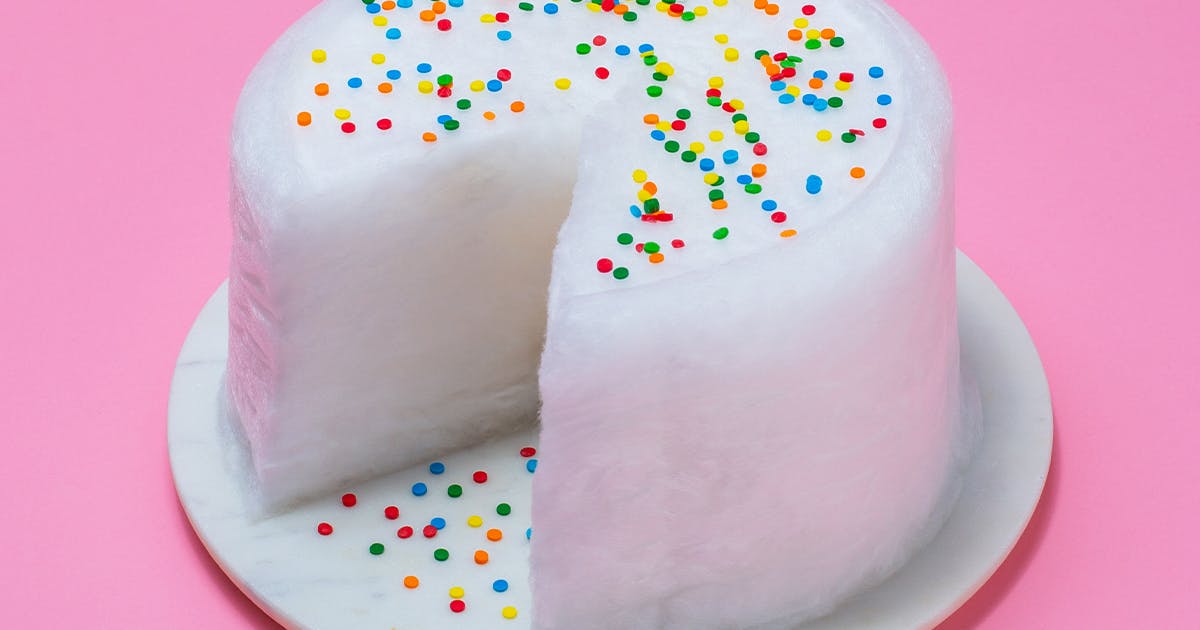 Birthday Cotton Candy Floof Cake by Floof Cotton Candy Cakes | Goldbelly