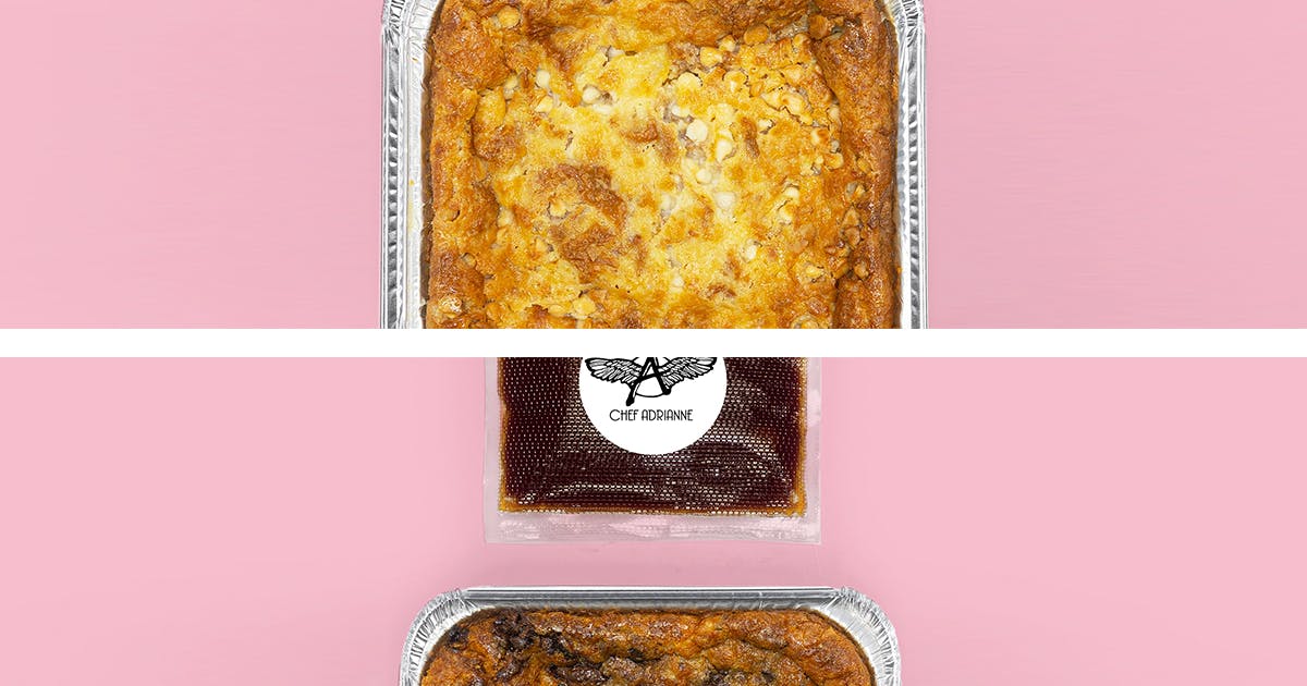 Bread Pudding - Choose Your Own 2 Trays by Chef Adrianne Calvo | Goldbelly