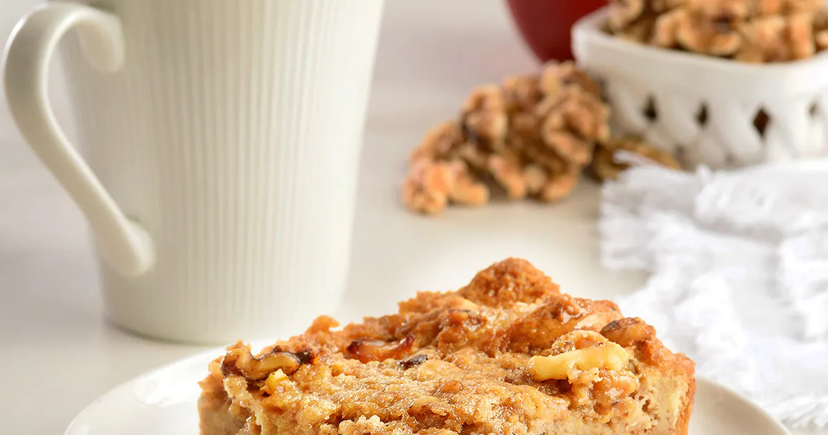 Apple Walnut Bread Pudding - 2 Pack by We Take the Cake | Goldbelly