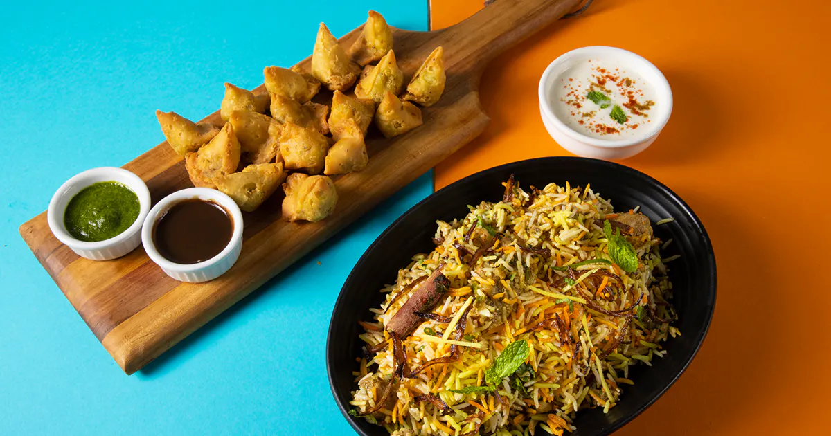 The "West Dilli" Biryani Meal for 4 by Curry Up Now | Goldbelly