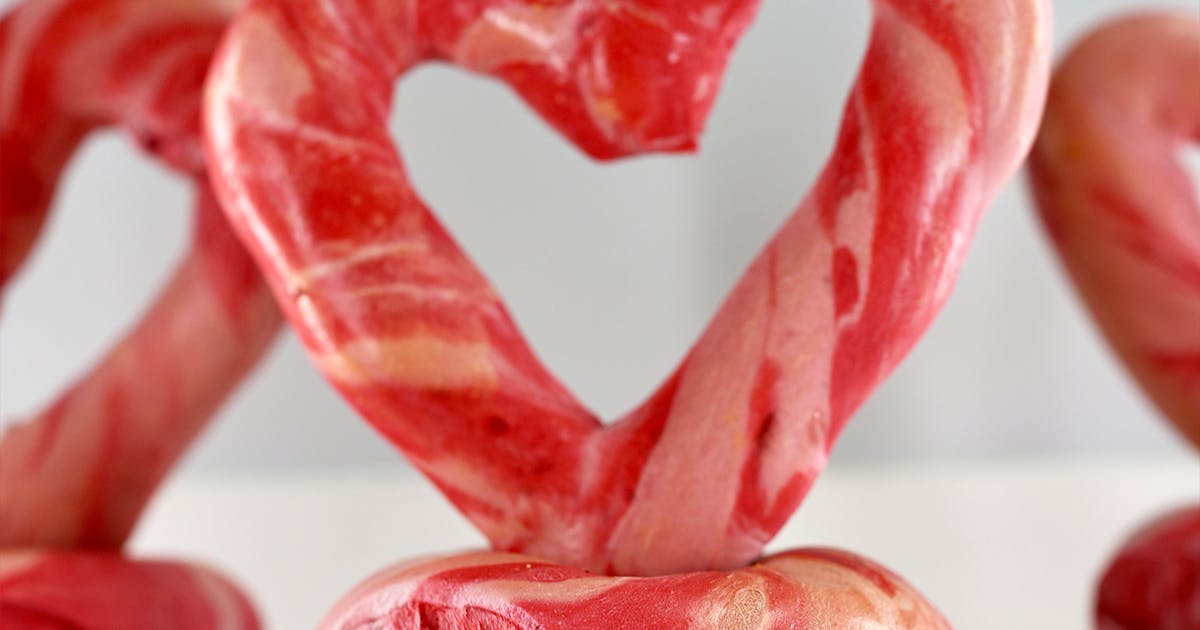 Heart-Shaped Bagel Dozen by The Bagel Nook | Goldbelly