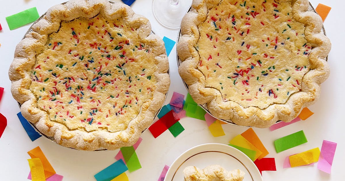 "Yippee Pie Yay" Confetti Pie by Emporium Pies | Goldbelly