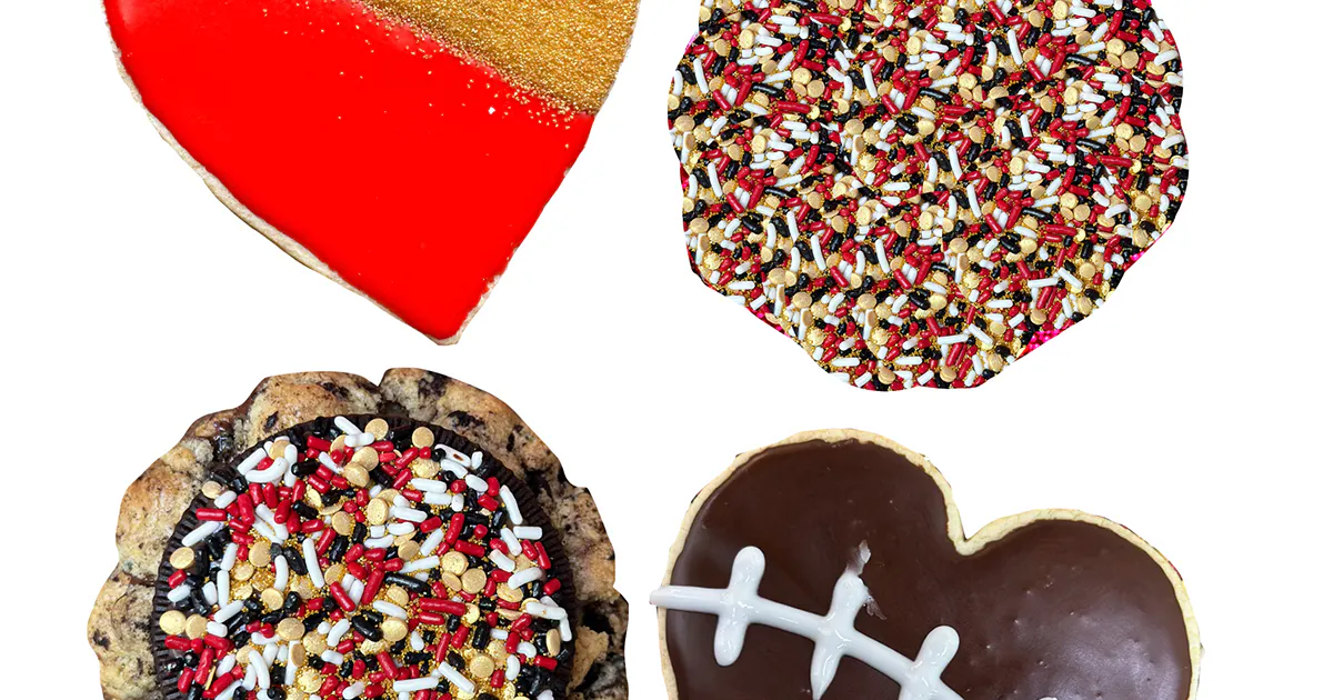 Championship Shuffle Lovers GIANT Cookies Pack by Big Fat Cookie ...