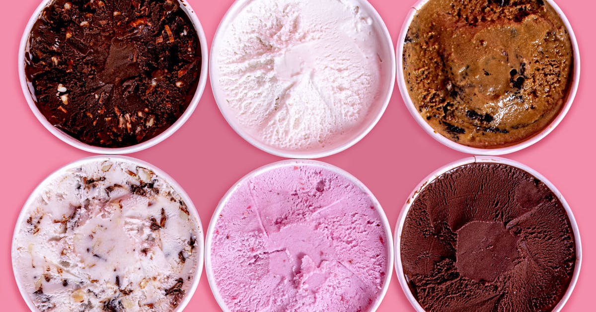 Vegan Ice Cream Sampler - 6 Pints by The Comfy Cow | Goldbelly