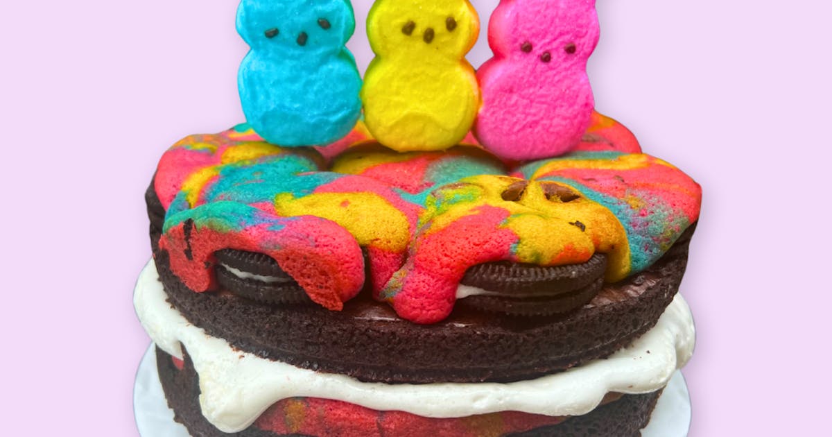 Stacked Easter Brookie Cake by Baked in Color | Goldbelly