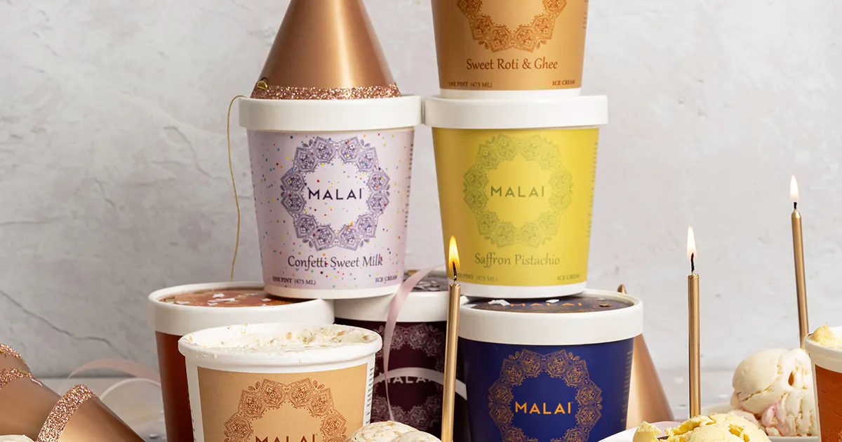 Anniversary Ice Cream Collection - 6 Pints by Malai Ice Cream | Goldbelly