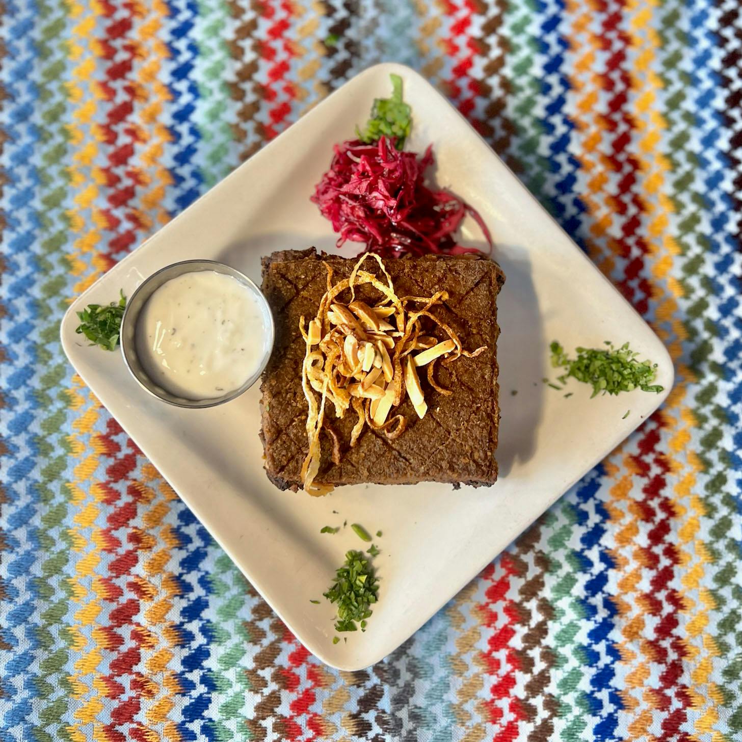 Family Style Baked Lamb Kibbie for 4-6 by Tanoreen | Goldbelly