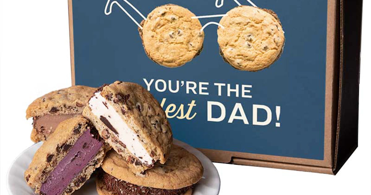 Father's Day “Chip Wheelies” Ice Cream Sandwiches - 12 Pack by Graeter ...