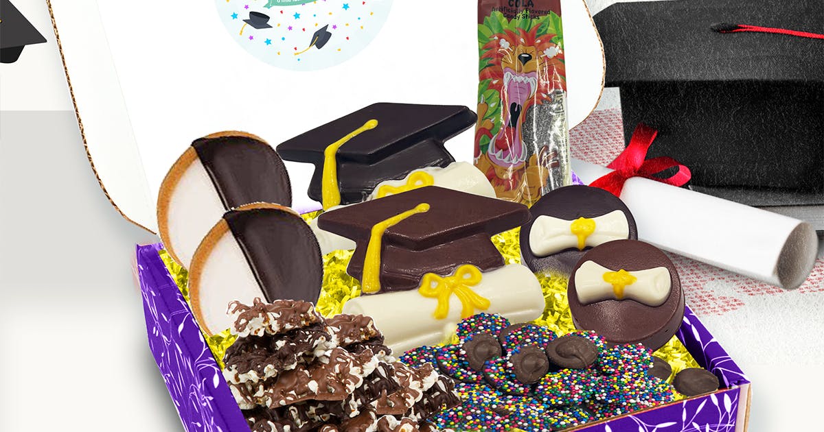 "Happy Graduation" Gift Box by Sugar Plum | Goldbelly