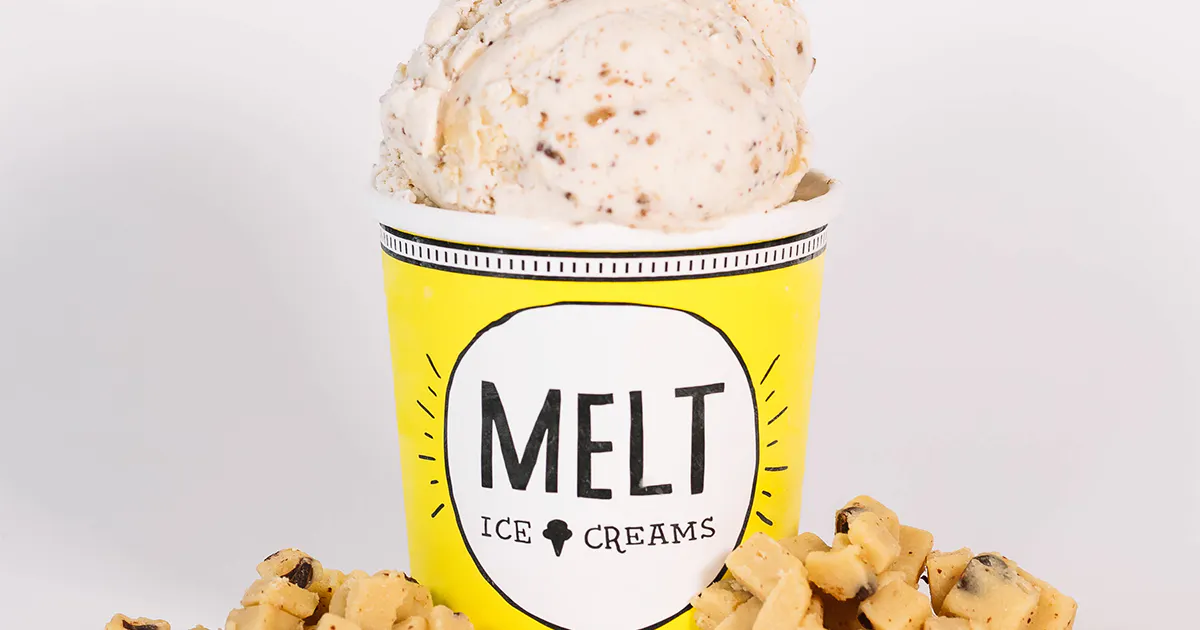 Loaded Cookie Dough Ice Cream - 6 Pints by MELT Ice Creams | Goldbelly
