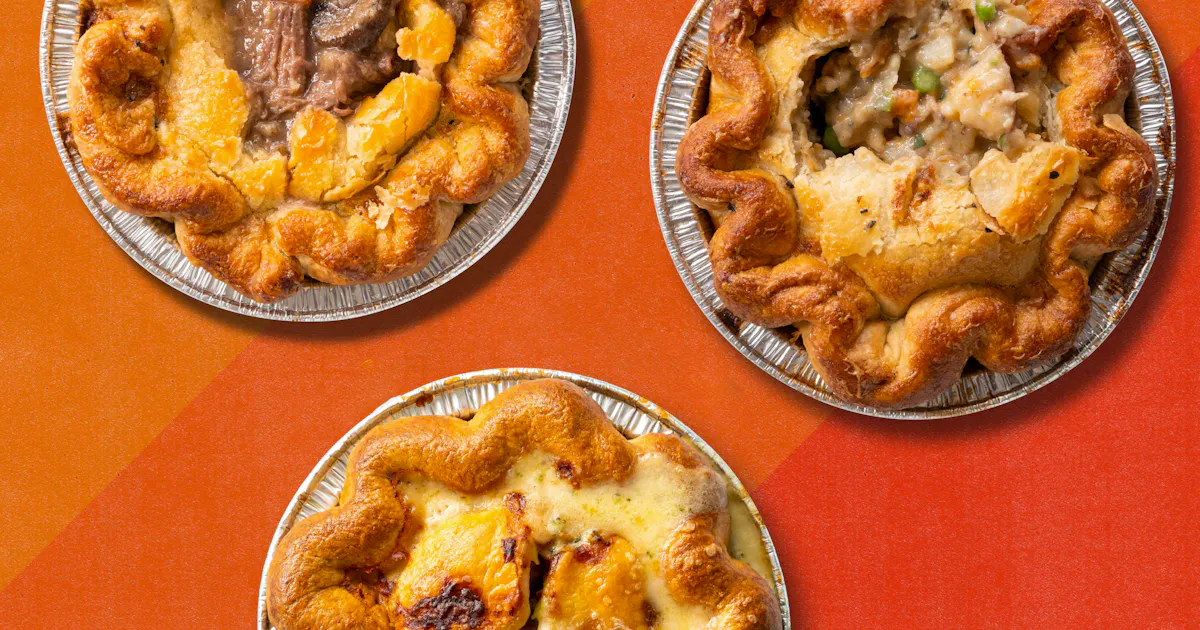 Savory Mini Pot Pie Sampler - 3 Pack by Pots & Pans Pie Company | Goldbelly