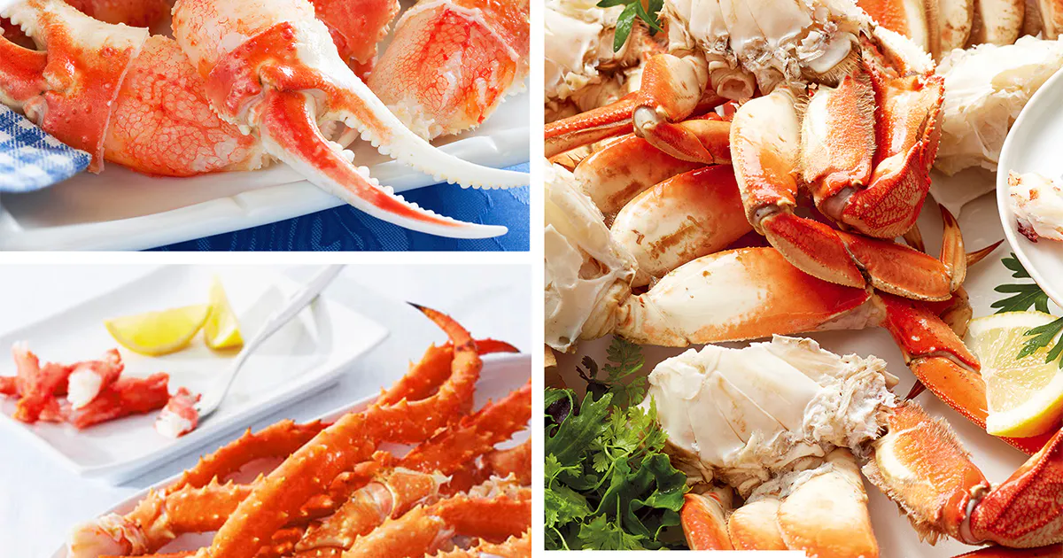 Crab Trio - 5.5 lbs. by SeaBear Smokehouse | Goldbelly