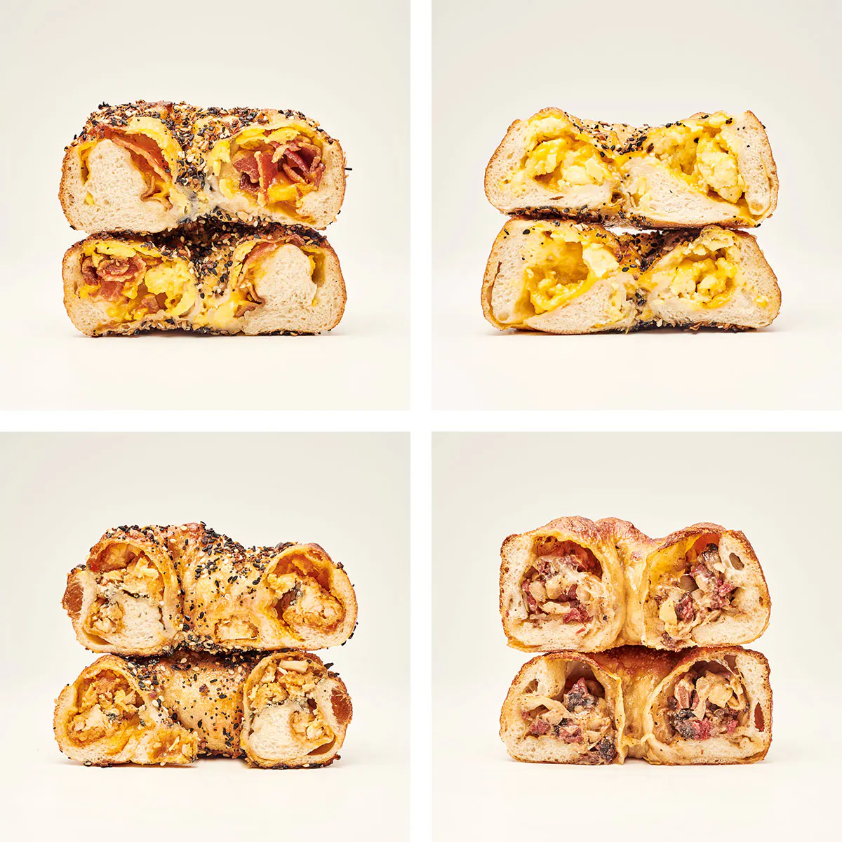 Stuffed Bagels Sampler - 12 Pack by Moonrise Bagels | Goldbelly