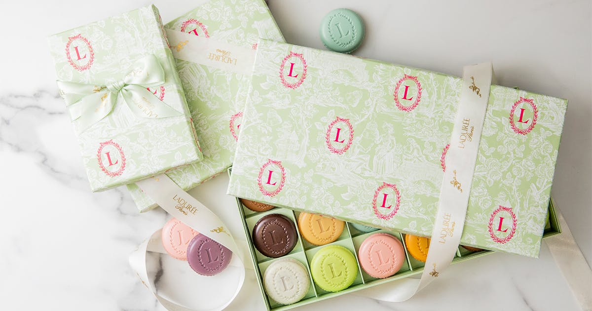 Eugénie - Box of 18 by Ladurée Paris | Goldbelly