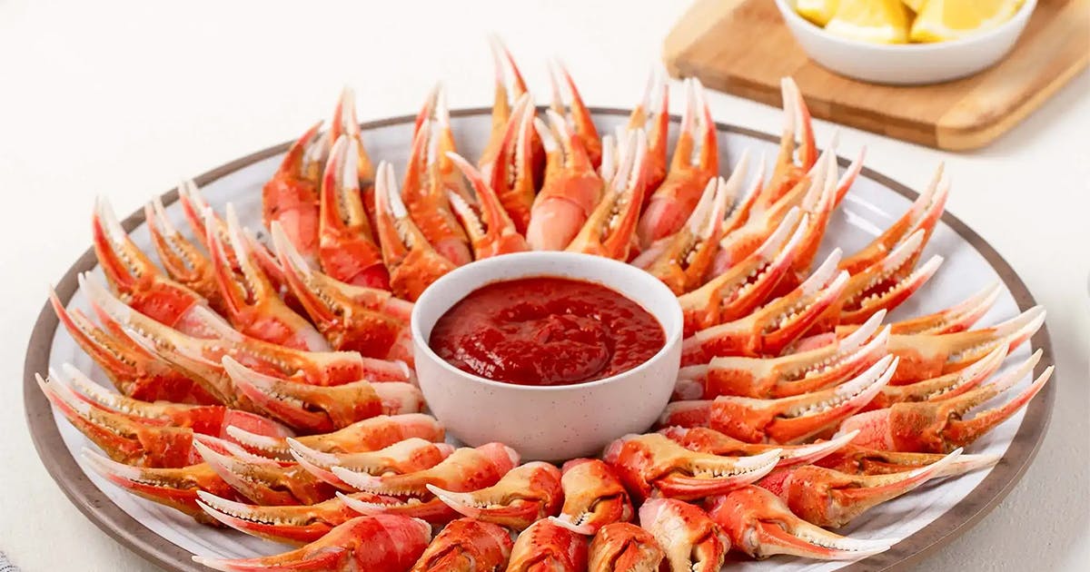Snow Crab Cocktail Claws - 2 lbs. by SeaBear Smokehouse | Goldbelly