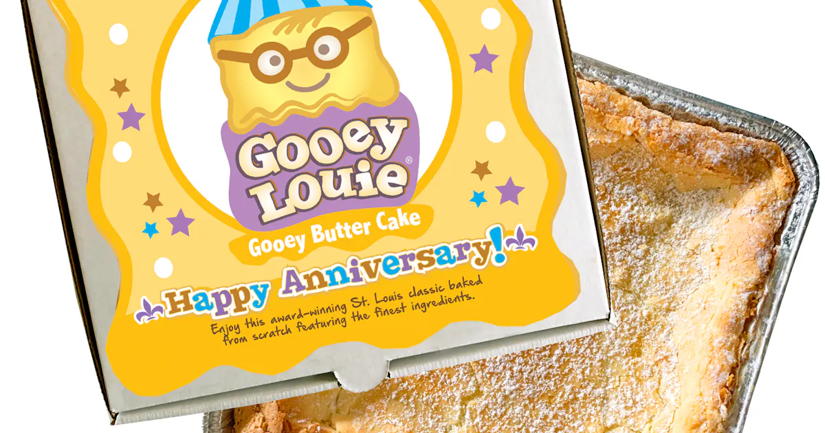 Original Gooey Butter Cake by Gooey Louie® | Goldbelly