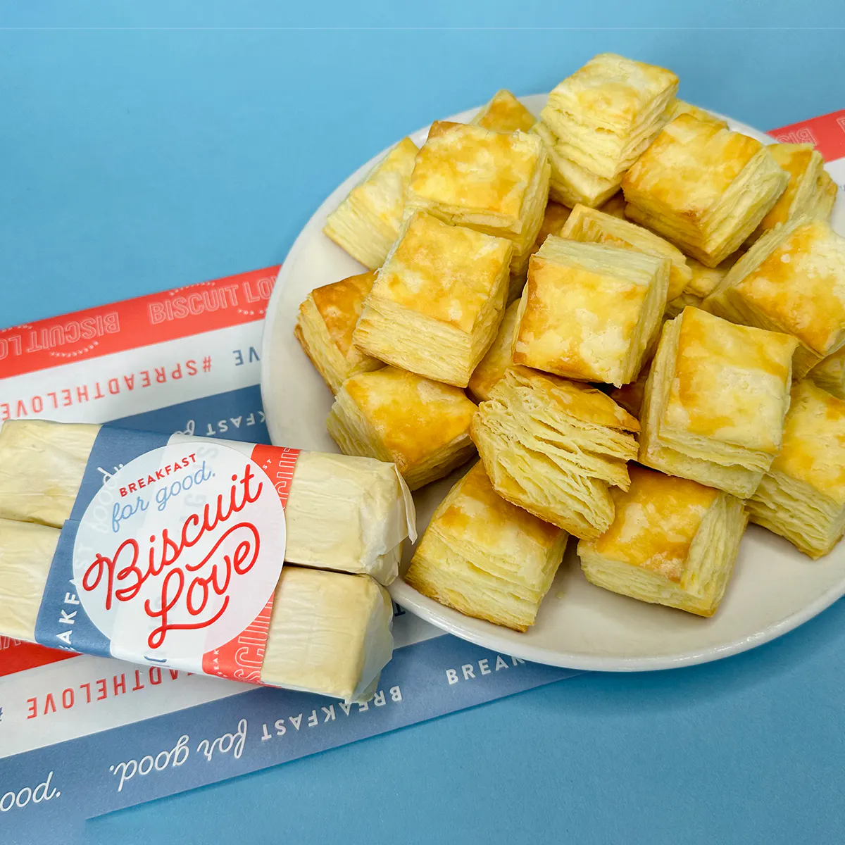 Mini Biscuits + Cane Syrup Butter - 24 Pack by Biscuit Love | Goldbelly
