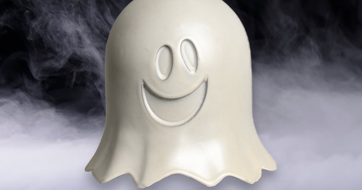 Breakable Chocolate Ghost Gift Box by Butter Love & Hardwork | Goldbelly