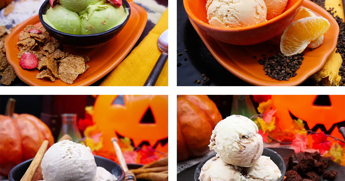 Halloween Assorted Ice Cream Bundle - 4 Pints by Clementine's Ice Cream ...