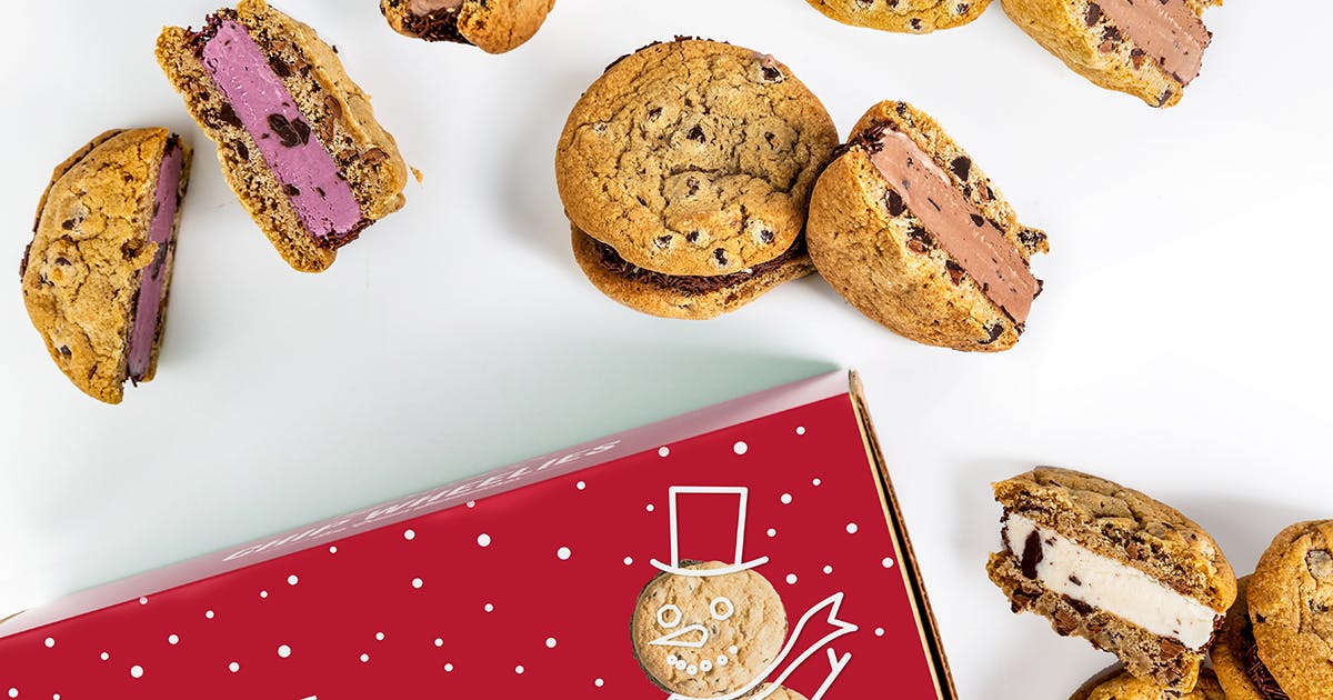 Happy Holidays “Chip Wheelies” Ice Cream Sandwiches - 12 Pack by ...