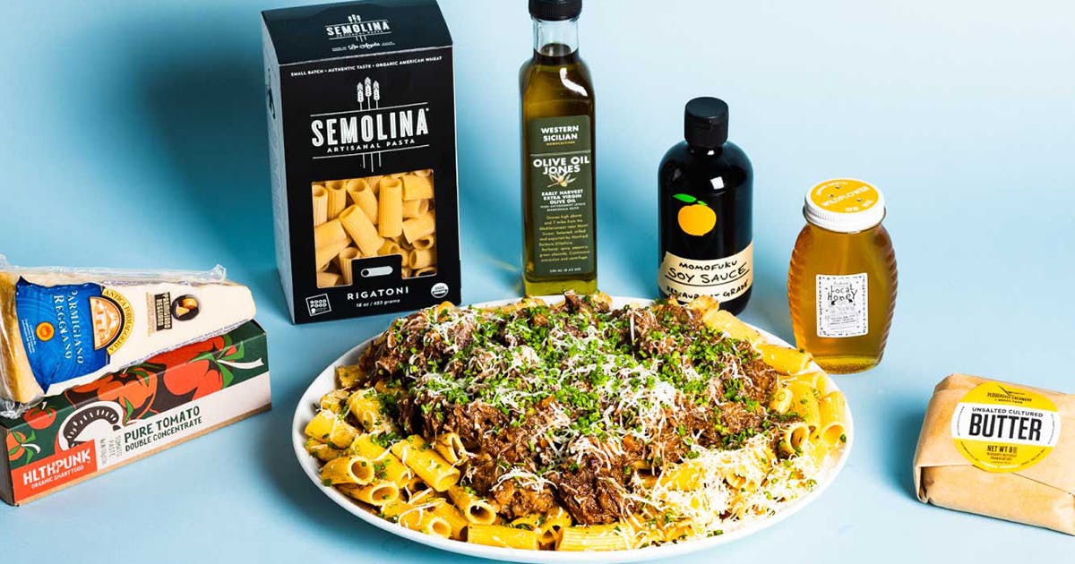 Akaushi Wagyu Short Rib Pasta Dinner Kit for 6 by Heritage Foods ...