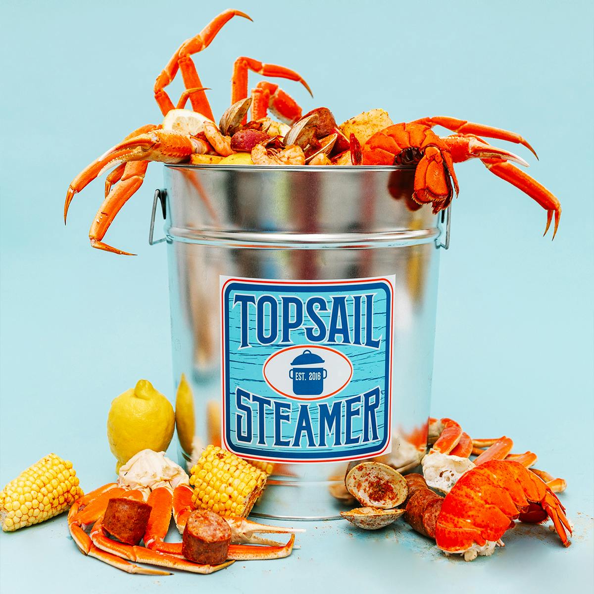 Shark Bite Steamer Pot by Topsail Steamer | Goldbelly