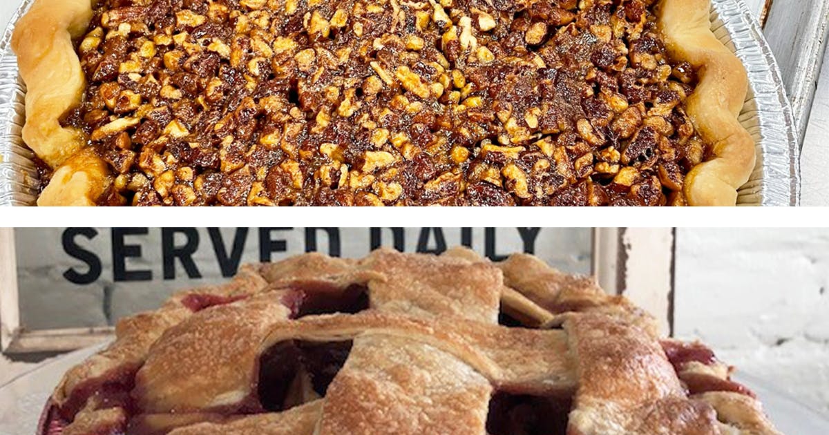 Bourbon Pecan + Winter Fruit Pie - 2 Pack by Two Fat Cats Bakery ...