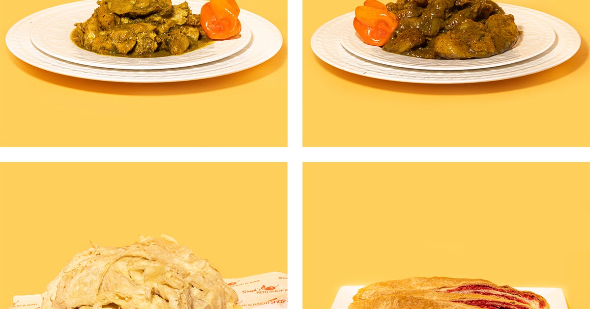 Caribbean Dinner Kit Best Seller for 6-8 by Singh’s Roti Shop | Goldbelly