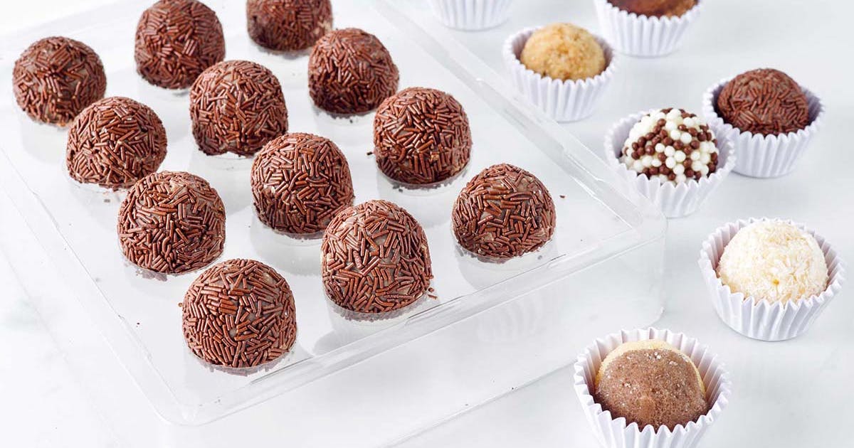 Holiday Brigadeiros Gift Box by Brigadeiro Bakery | Goldbelly
