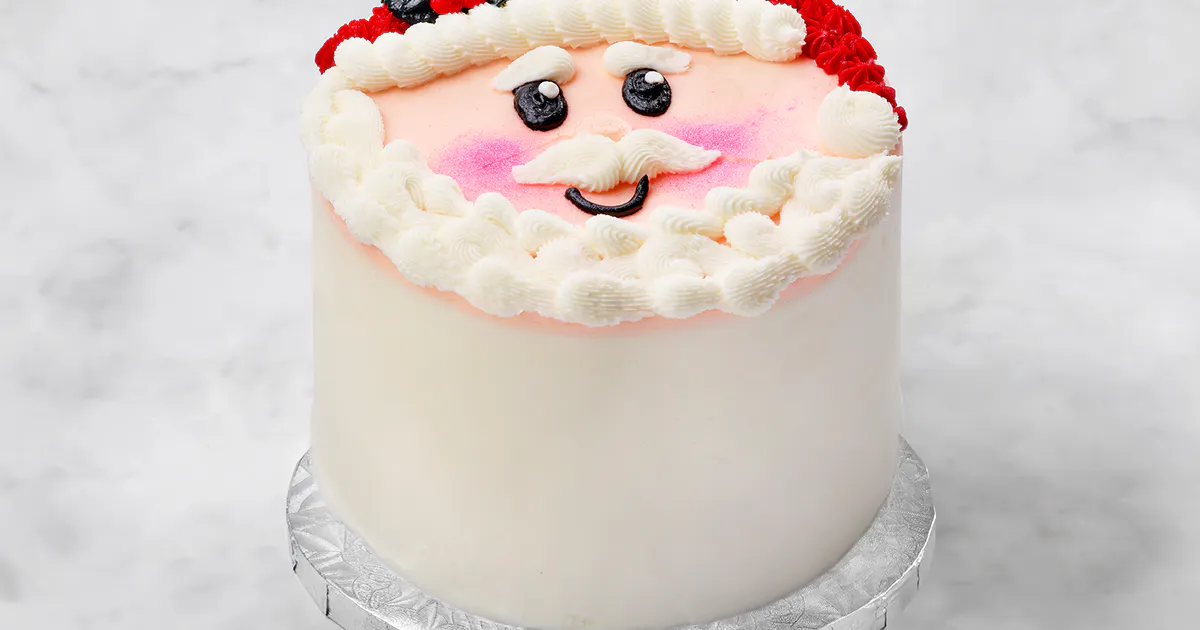 Santa Claus Cake by Misha's Cupcakes | Goldbelly