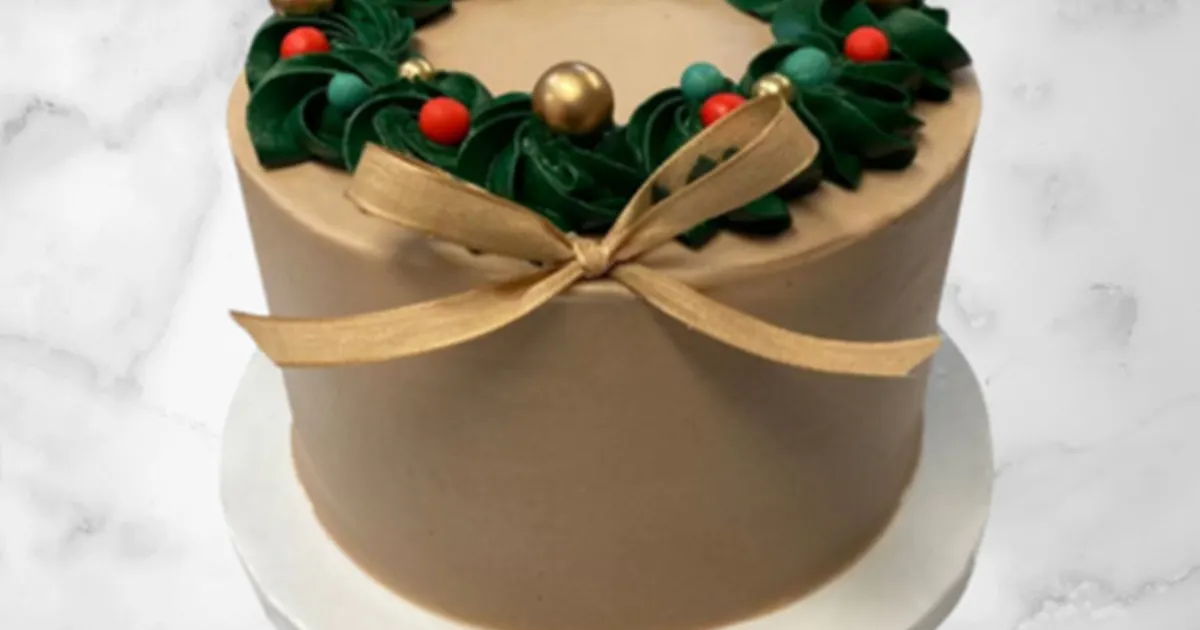 Demure Mindful Christmas Cake by Misha's Cupcakes | Goldbelly